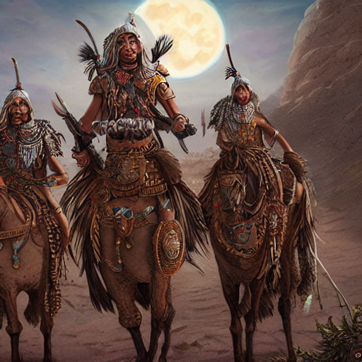 Fantasy Desert Warrior