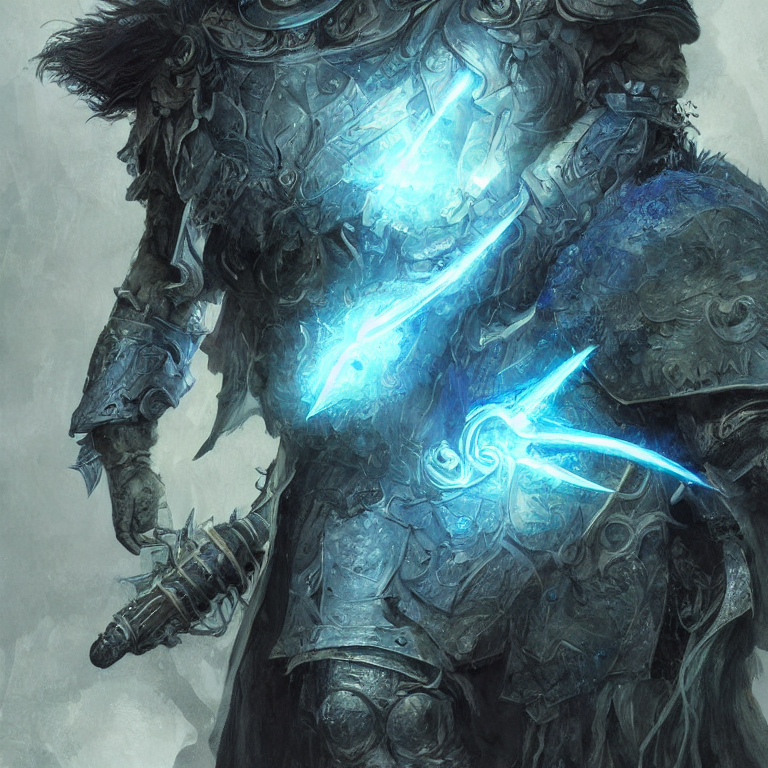 Artwork Of Aasimar Paladin