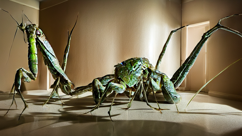 Giant Praying Mantis Movie