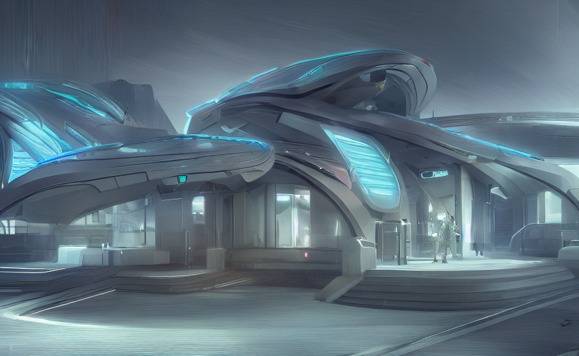 Futuristic Police Station