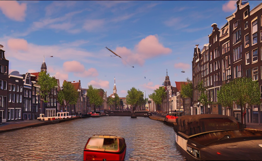 prompthunt: Amsterdam in the style of GTA V, unreal engine