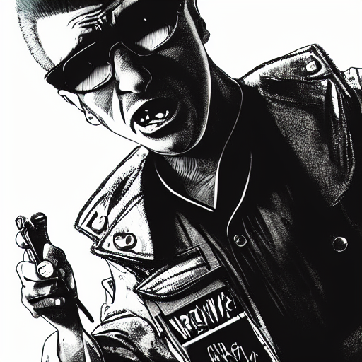 prompthunt: Martin Scorsese as Travis Bickle with a Mohawk hairdo from ...