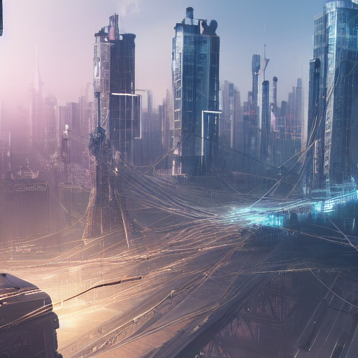 Polluted Future City
