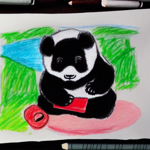 Panda Chibi Drawing