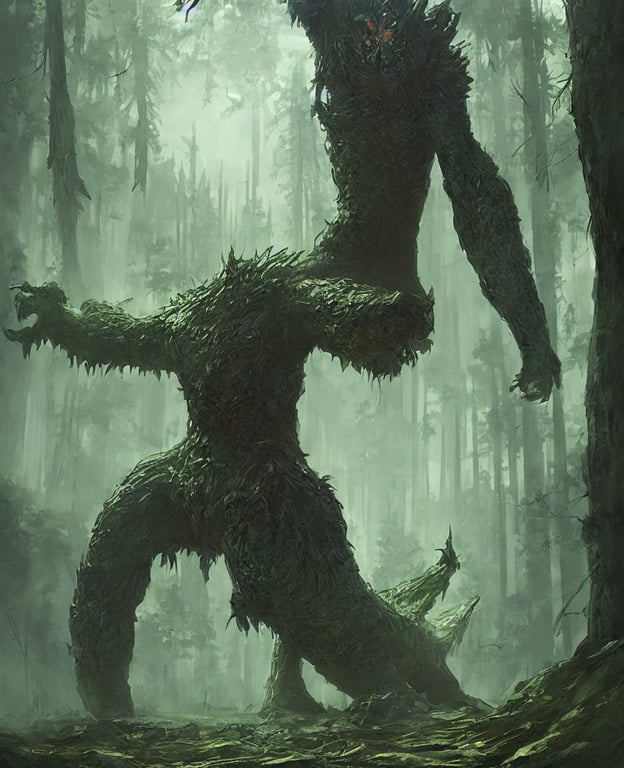 Giant Monster Concept Art