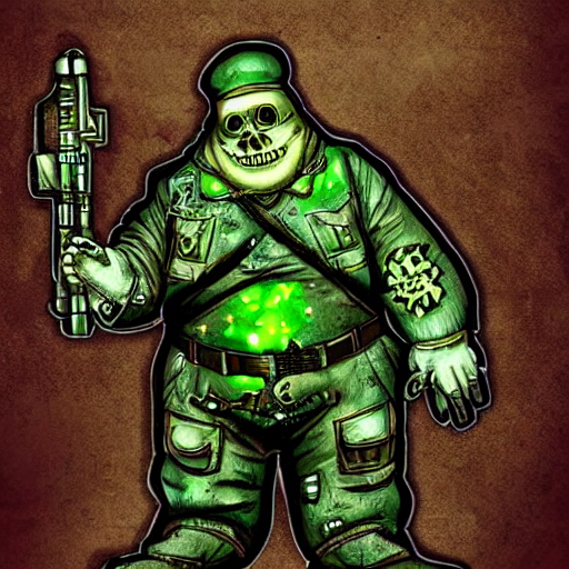 prompthunt: highly detailed steampunk morbid obese undead soldier with ...