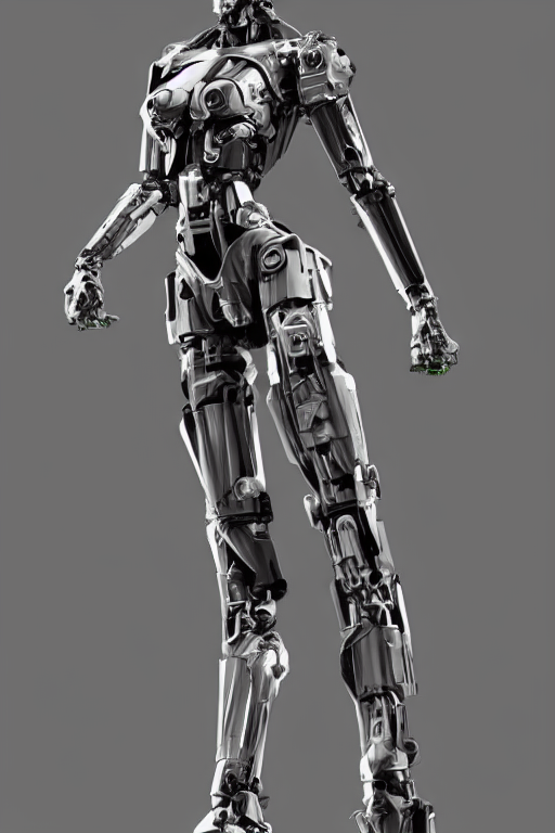 The Terminator Robot Full Body