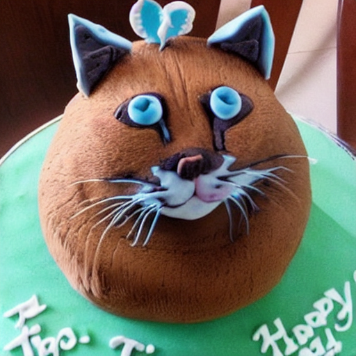 Realistic Cat Cake