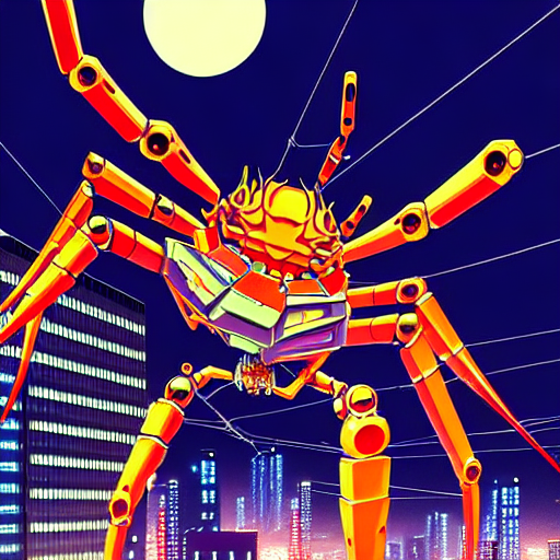 Japanese Spider Art