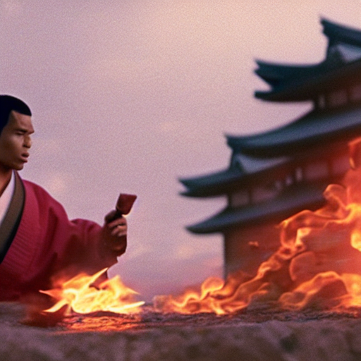 prompthunt: cinematic film still of Chris Brown starring as a Japanese ...