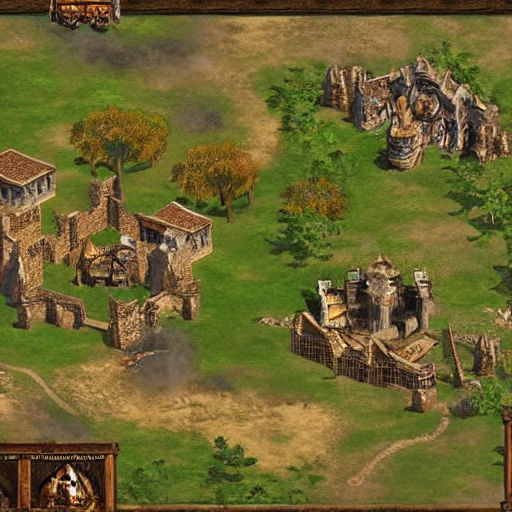 prompthunt: map of age of empires video game, procedural, AOE2 ...