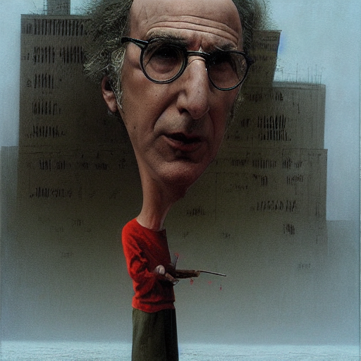 prompthunt: angry Larry David, detailed matte painting, hyperrealistic ...