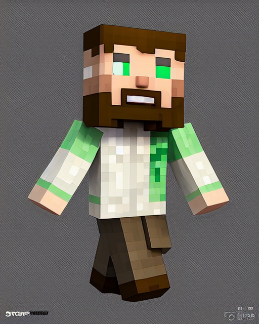 Minecraft Steve Render