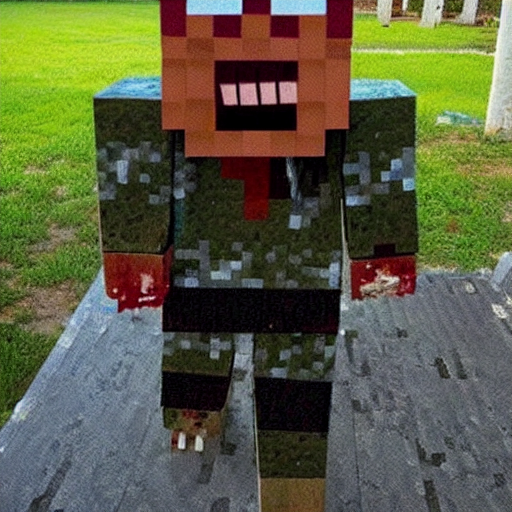 Minecraft Zombie In Real Life