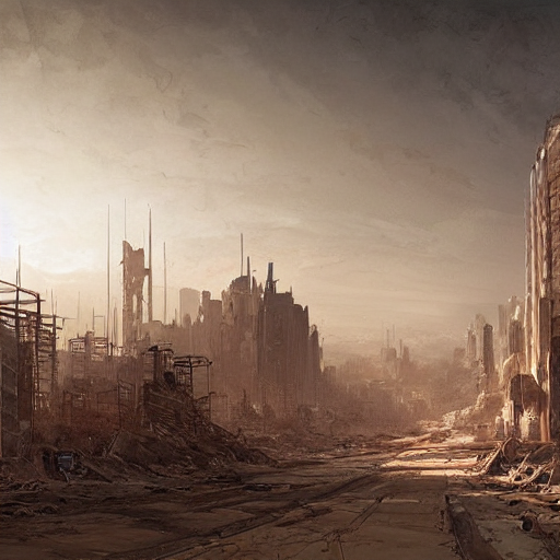 Post Apocalyptic Desert City