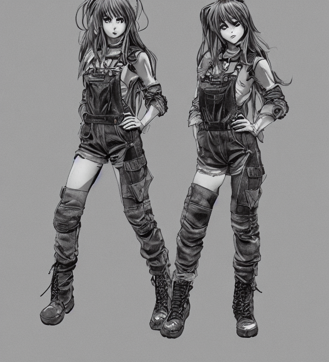 How To Draw Anime Girl Combat Boots
