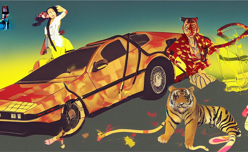 Salvador Dali Wallpaper Tiger