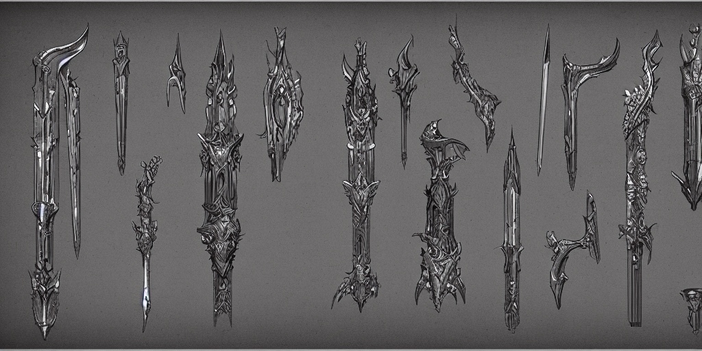 Fantasy Weapon Designs