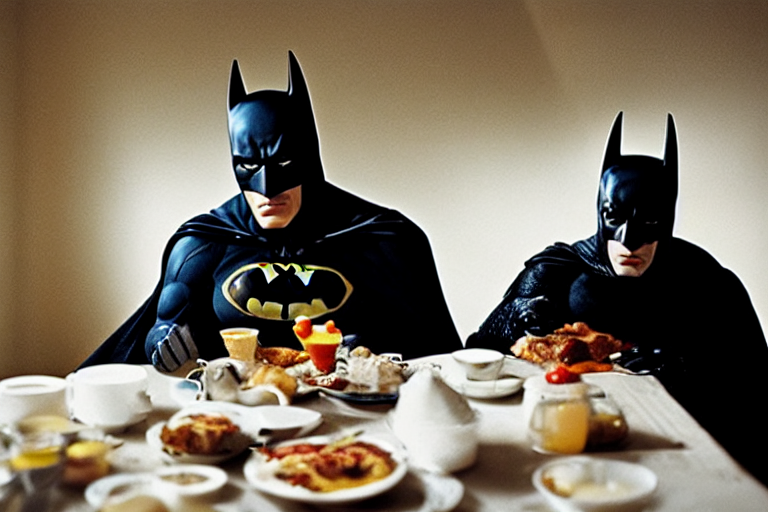 Batman Eating