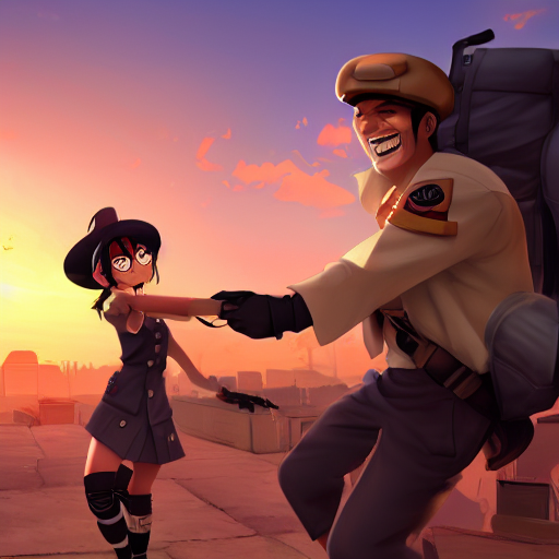 Team Fortress 2 Anime Girls