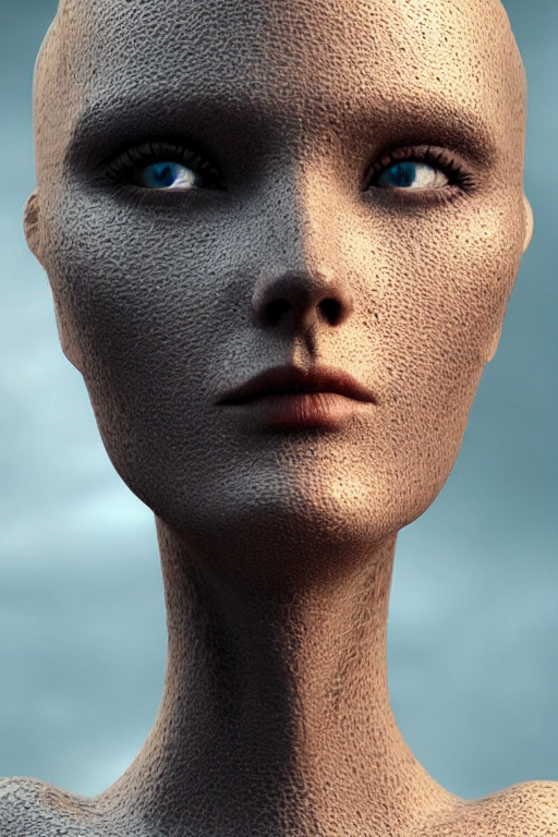 Female Human Head Logo