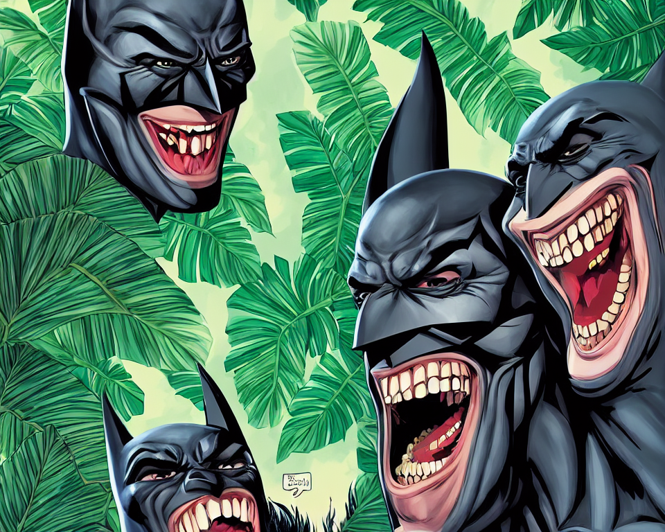 Batman Laughing