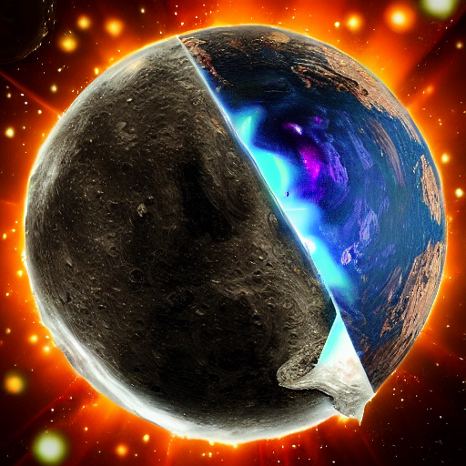 Earth Destroyed From Moon