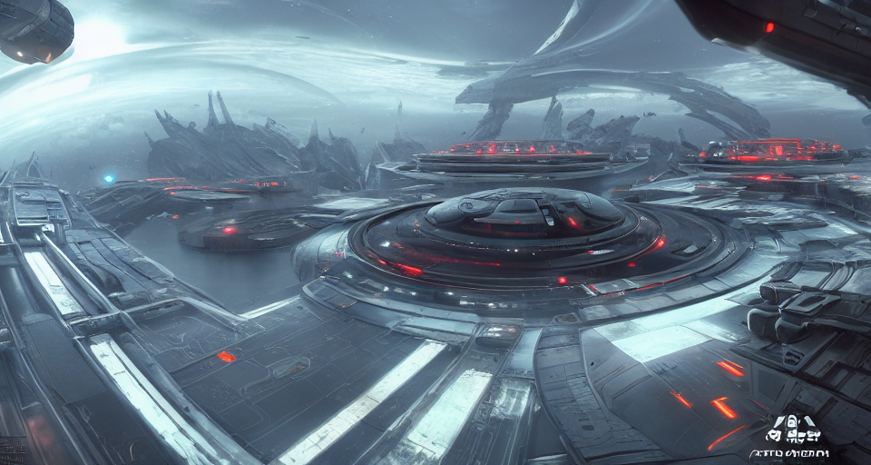 Spaceship Bridge Concept Art