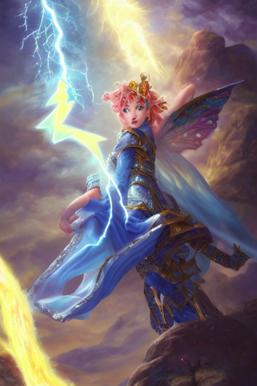 Anime Lightning Fairy