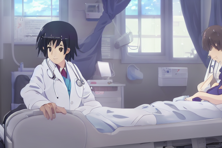 Anime Hospital Patient