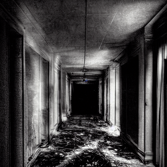 Dark Scary Hallways