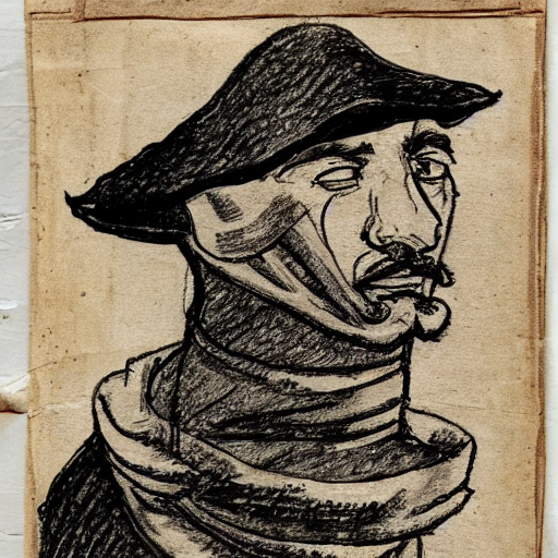 Medieval Thief Drawing