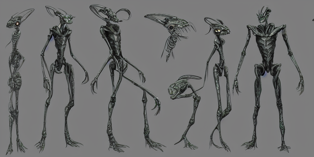 Humanoid Monster Concept Art