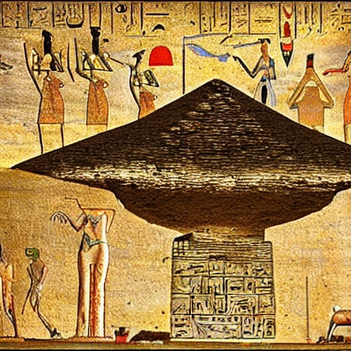 Ancient Egyptian Drawings Aliens