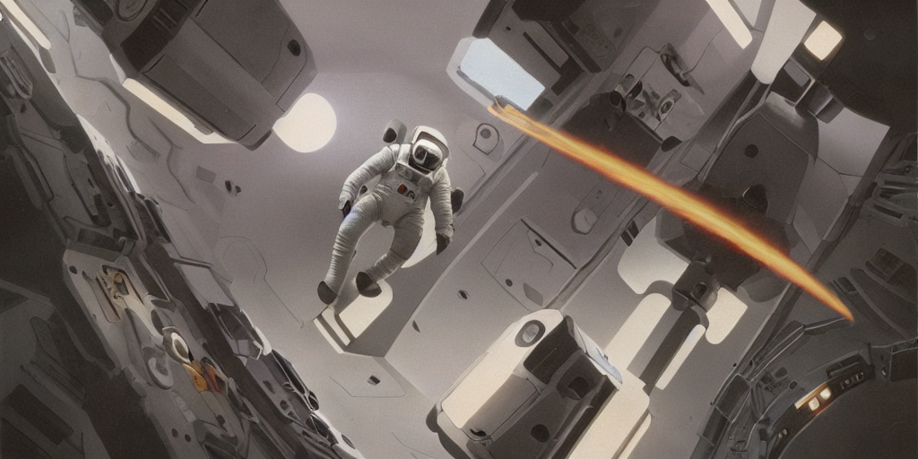 2001 Astronaut Floating