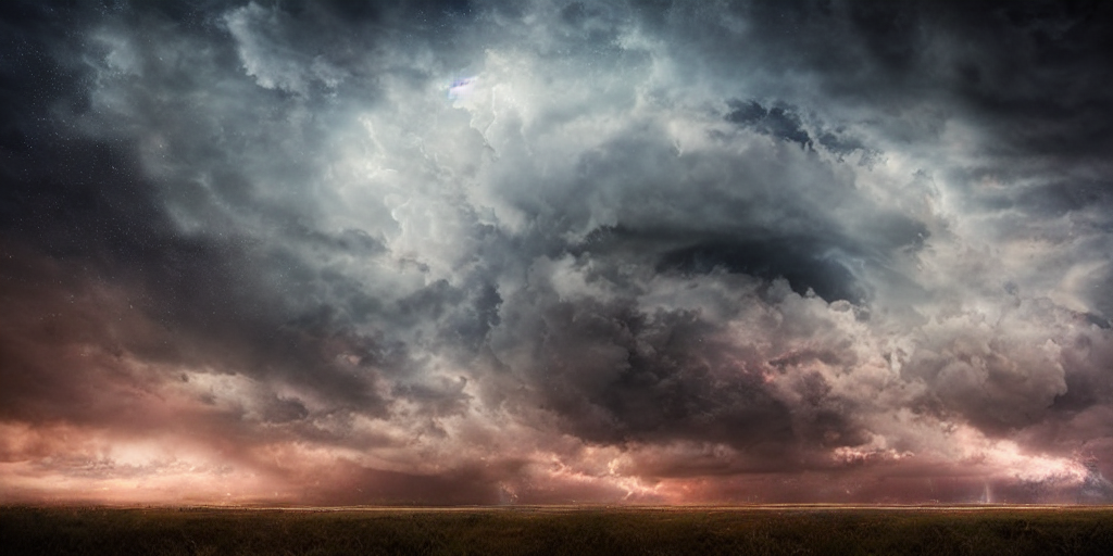 Air Brushed Storm Clouds