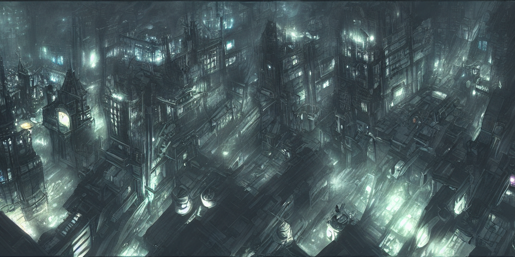 Final Fantasy 7 Midgar Concept Art