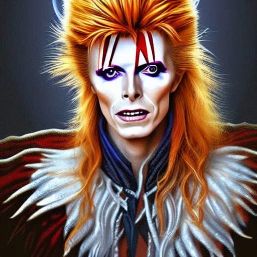 David Bowie Labyrinth Makeup