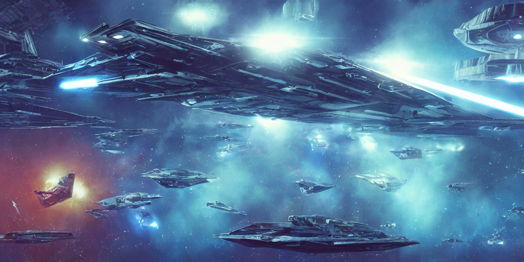 Star Wars Space Battle Wallpaper