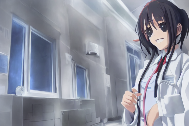 Anime Hospital Building