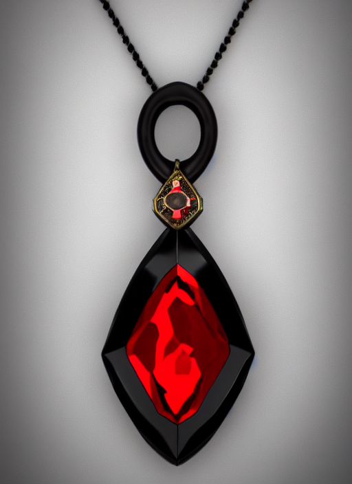 Red Diamond Necklace