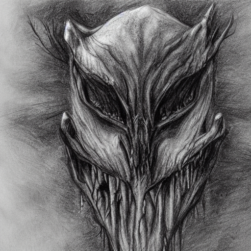 Demonic Creatures Drawings