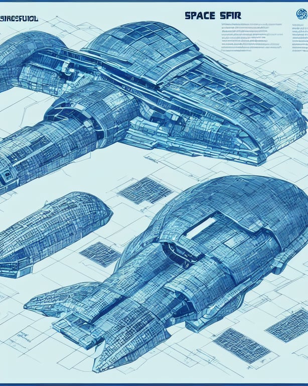 Inside Space Shuttle Blueprints
