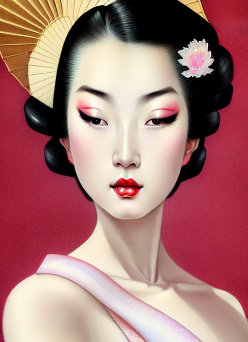 Geisha Girl Makeup | Saubhaya Makeup