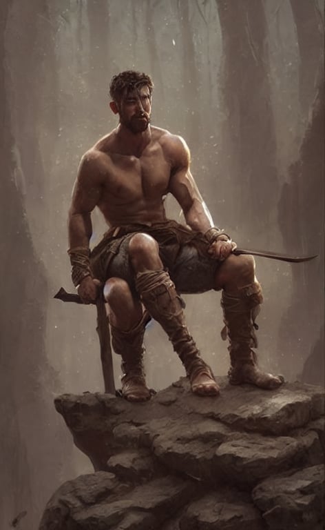 Medieval Ranger Painting