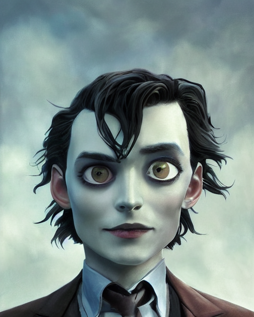 Corpse Bride Victor Makeup