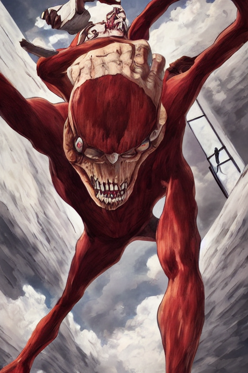 Colossal Titan Attack On Titan