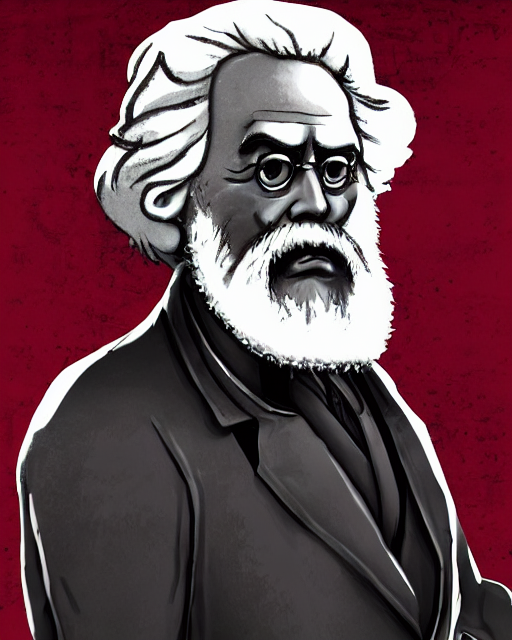 prompthunt: Digital communist anime art of Karl Marx by A-1 studios ...