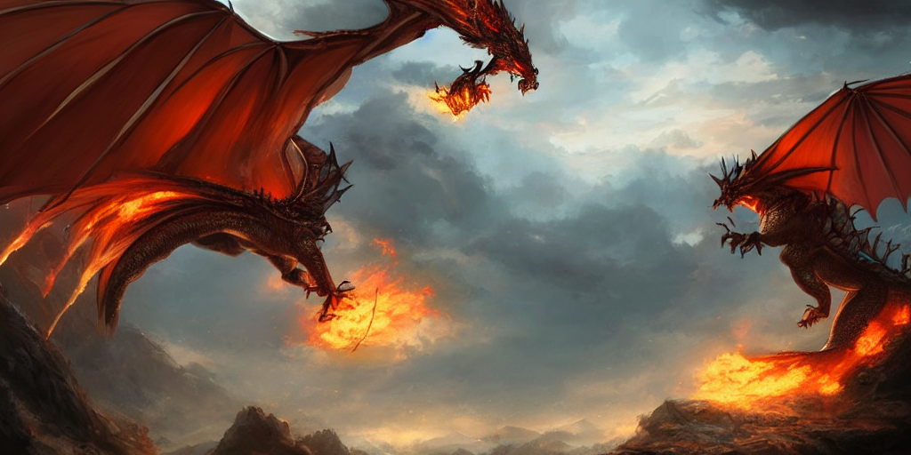 Flying Fire Breathing Dragon