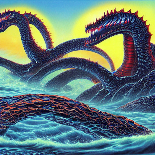 Sea Hydra Monster